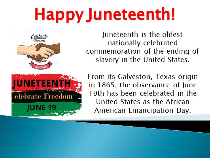 Happy Juneteenth – Just Appetizers
